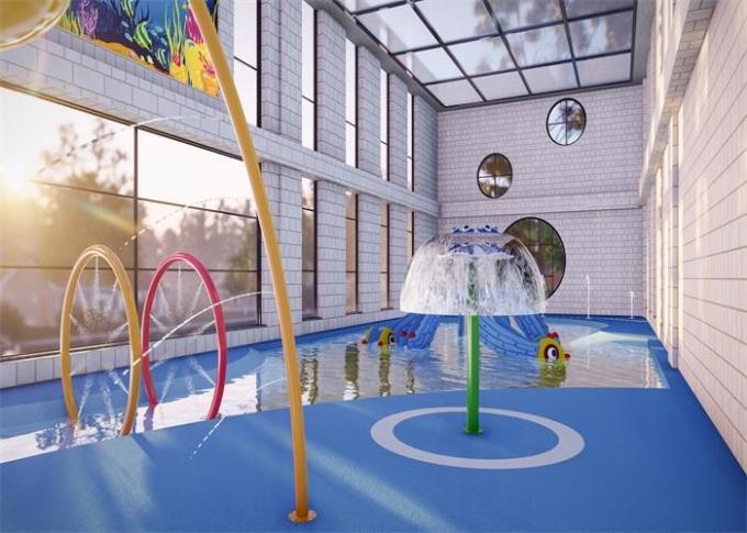 Corlorful Kids Splash Adventure Water Park Floor Plan 100SQm