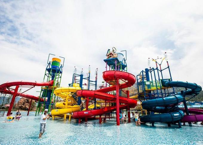 Super Boomerang Water Slide Fiberglass Commercial Water Slide Theme ...